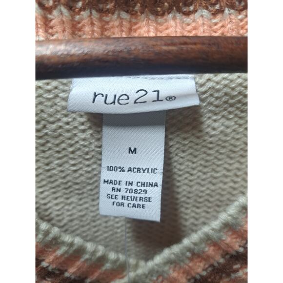 Rue21 | Jackets & Coats | Rue2 Beige Knit Vest | Poshmark